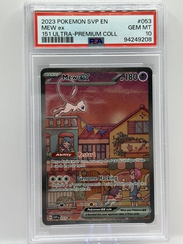 2023 Pokemon Svp Black Star Promo #053 Mew Ex 151 Ultra-Premium Coll ...