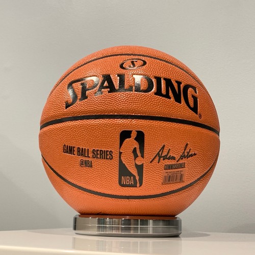 Modern Premium Polished Steel Signed Autographed Basketball Ball ...