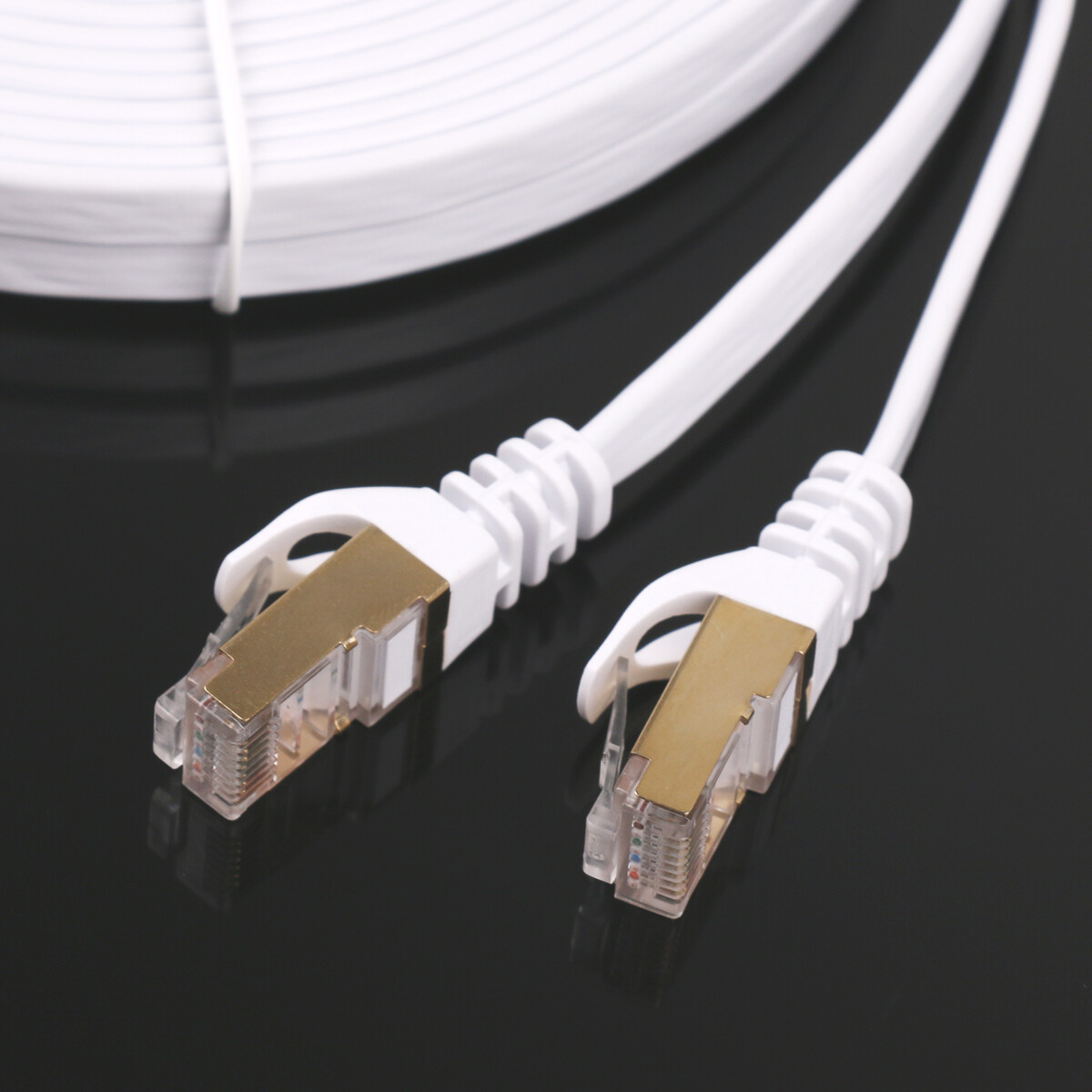 Ethernet Cable RJ45 Cat8 10GBPS Network Gold Super Fast LAN Lead SSTP ...