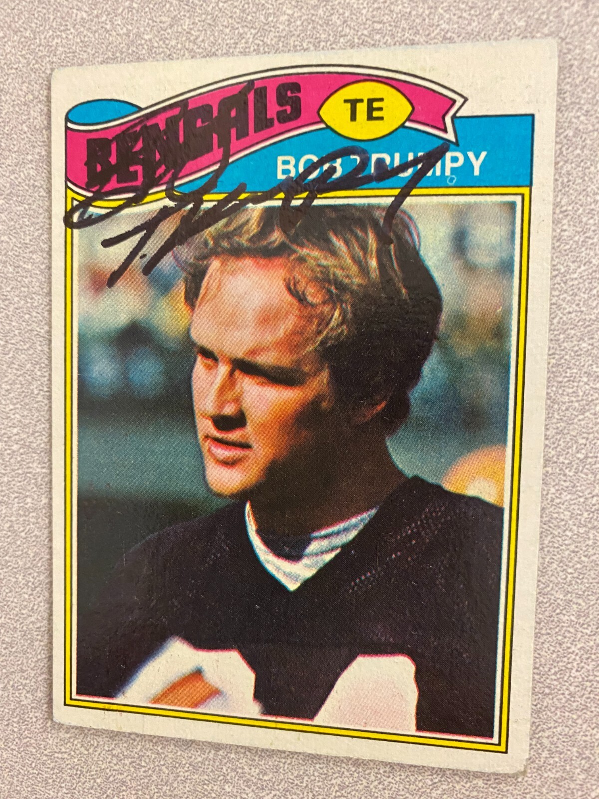 Bob Trumpy signed CINCINNATI BENGALS card 1977 Topps | eBay