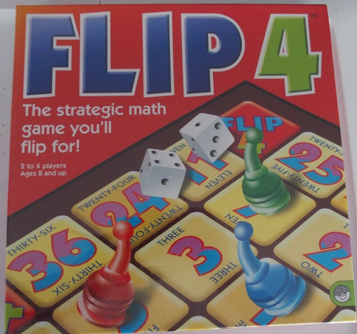 Flip 4 strategic math game NEW 2-4 players age 8+ SEALED MindWare educational | eBay