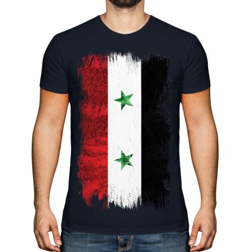 SYRIA GRUNGE FLAG MENS T-SHIRT TEE TOP SURIYAH FOOTBALL SYRIAN GIFT ...