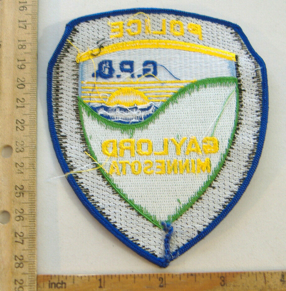 GAYLORD MINNESOTA POLICE FABRIC PATCH | eBay