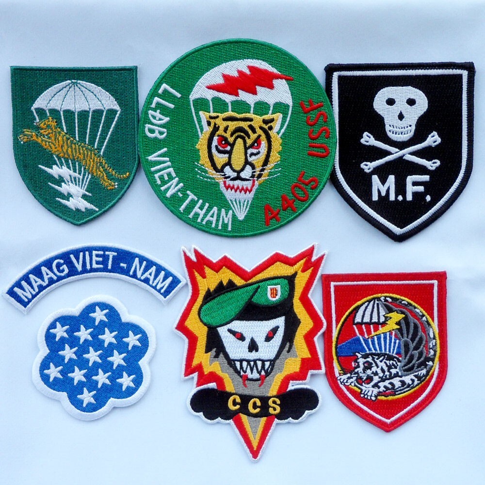 6pcs Vietnam War US Army CCS SF Mike Force MAAG VIET-NAM LLDB ARVN ...