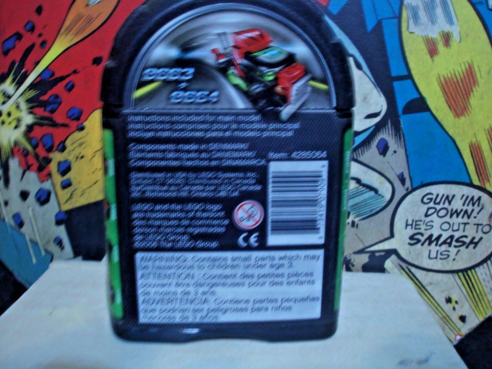 New Lego 2006 Racers Fat Trax #8663 , opened Built to Rule pieces Tonka ...