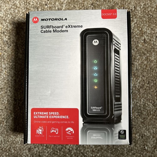 Motorola SURFboard SB6121 Extreme Cable Modem BRAND NEW/Open Box/FREE ...
