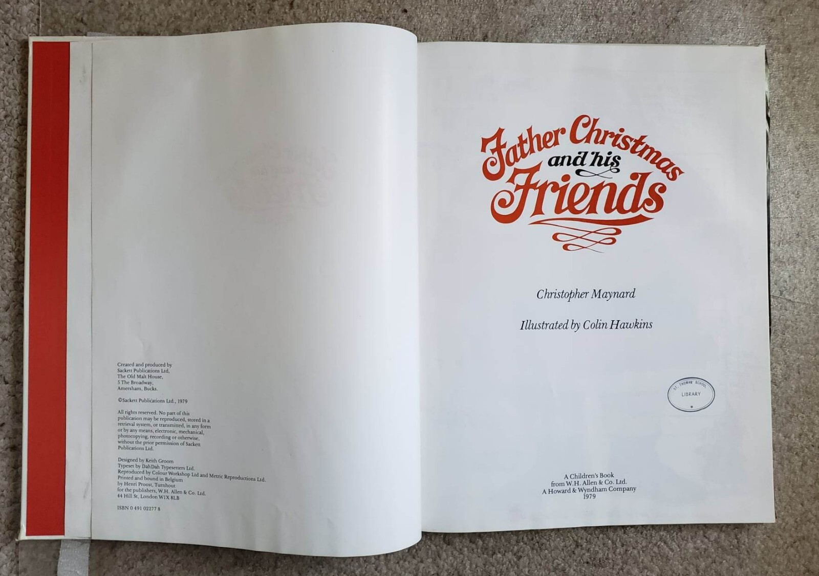 FATHER CHRISTMAS AND HIS FRIENDS ~ CHRISTOPHER MAYNARD / COLIN HAWKINS ...