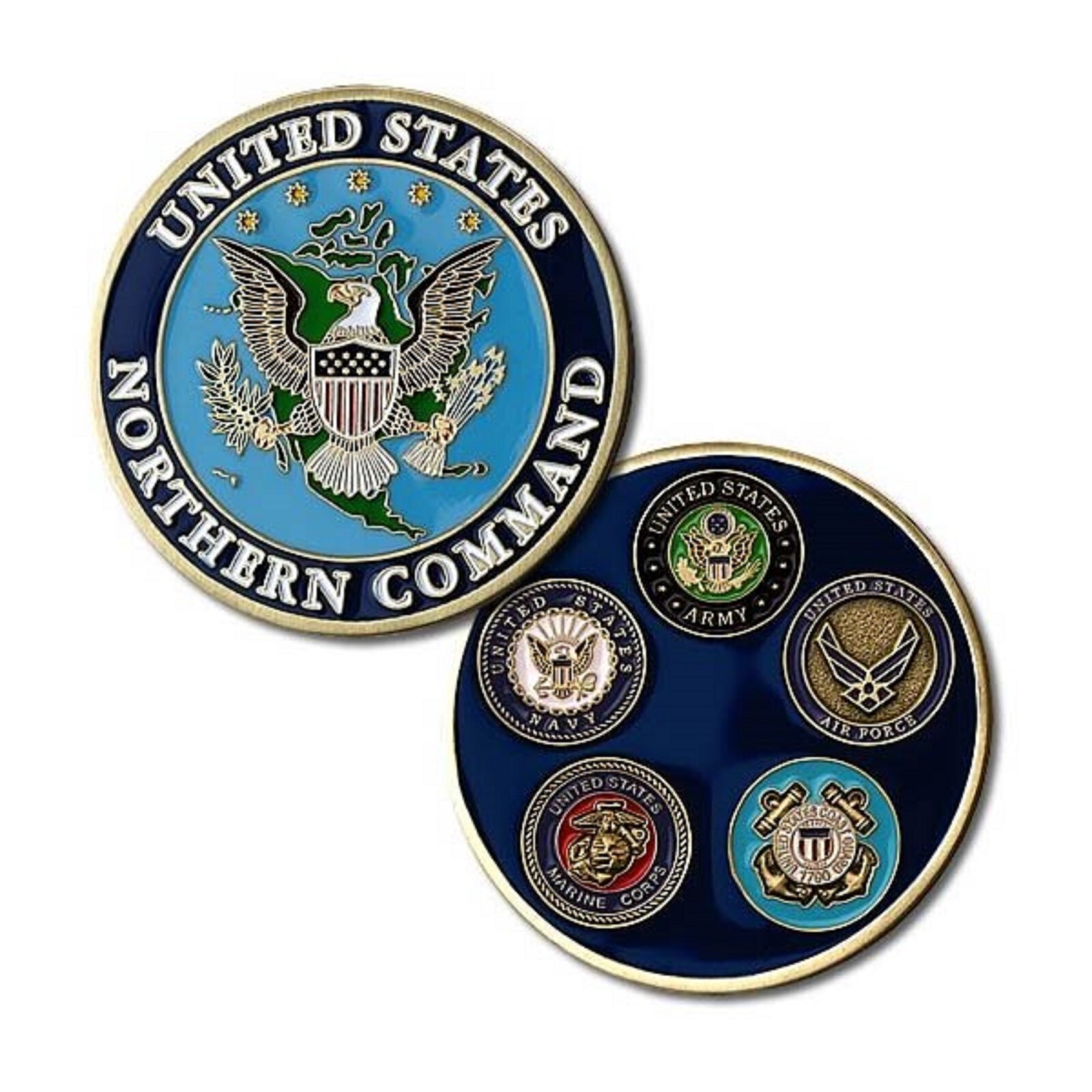 UNITED STATES NORTHERN COMMAND USNORTHCOM NORAD 1.75" CHALLENGE COIN | eBay
