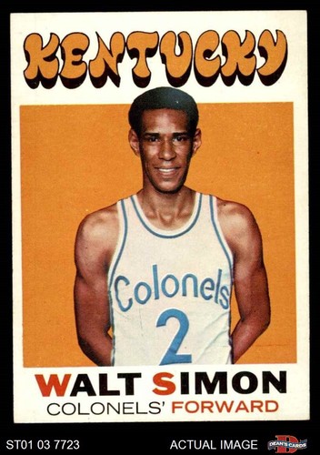 1971 Topps #214 Walt Simon Colonels RC Benedict College 7 - NM | eBay