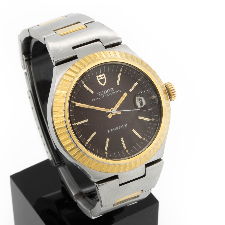 Men's Tudor Prince Oysterdate Ranger II Two-Tone 38mm Watch 9111/01 # ...