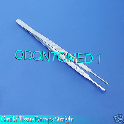 6 Gerald Tissue Forceps Straight 1x2 Surgical Instruments | eBay