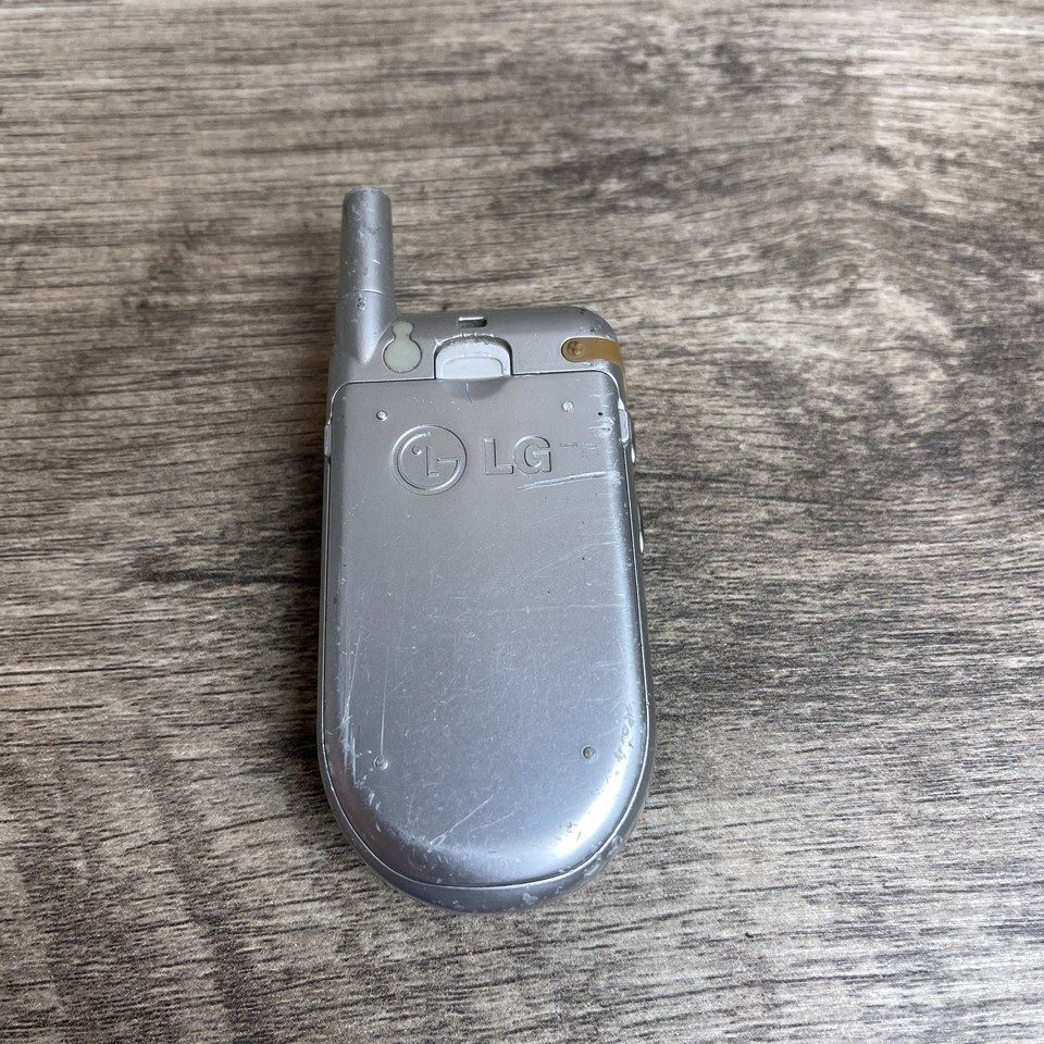 LG C1300 Silver 128x128 Pixels LCD (Cingular) Cellular Flip Phone with ...