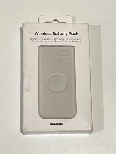 GENUINE Samsung Super Fast 25W PD Wireless Portable Battery Pack ...