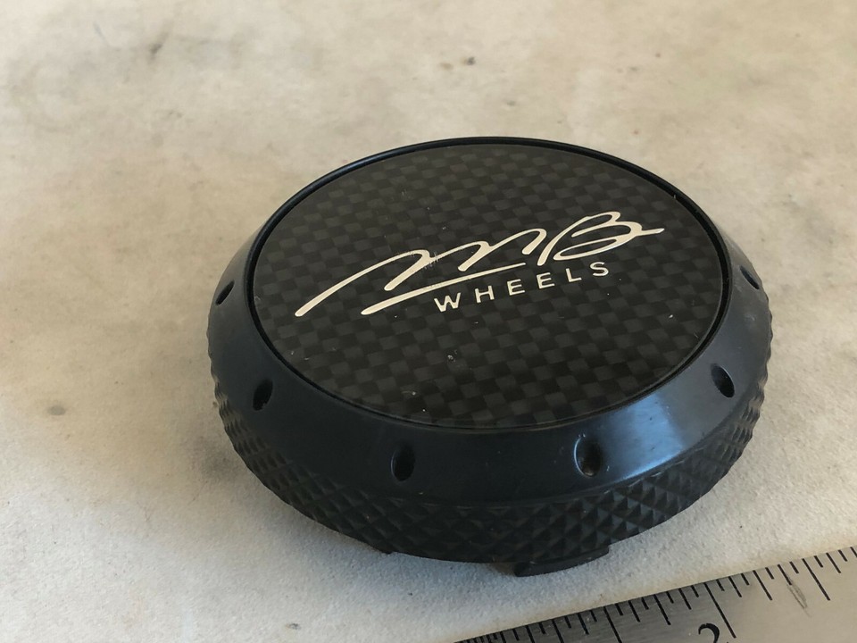 MB Motoring Motorsports Wheels Matte Black Wheel Rim Hub Cover Center ...