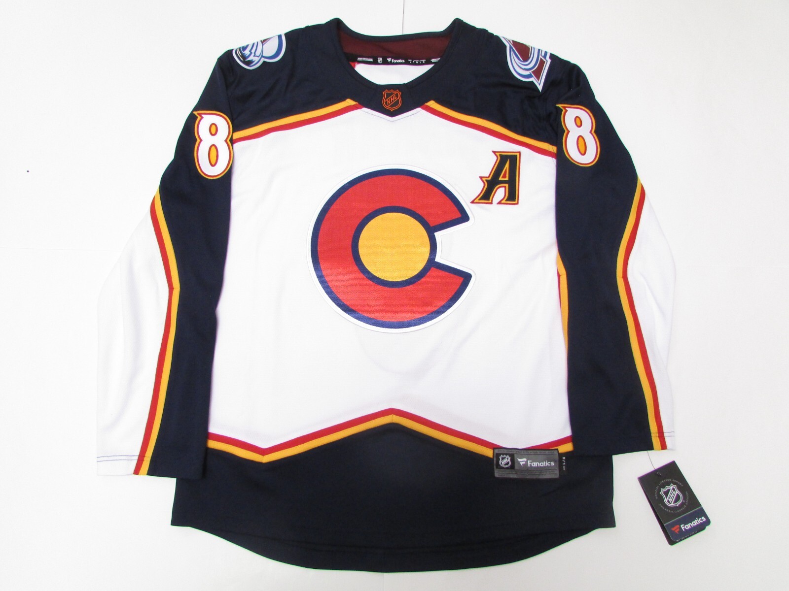 MAKAR COLORADO AVALANCHE FANATICS REVERSE RETRO 2.0 BREAKAWAY HOCKEY ...