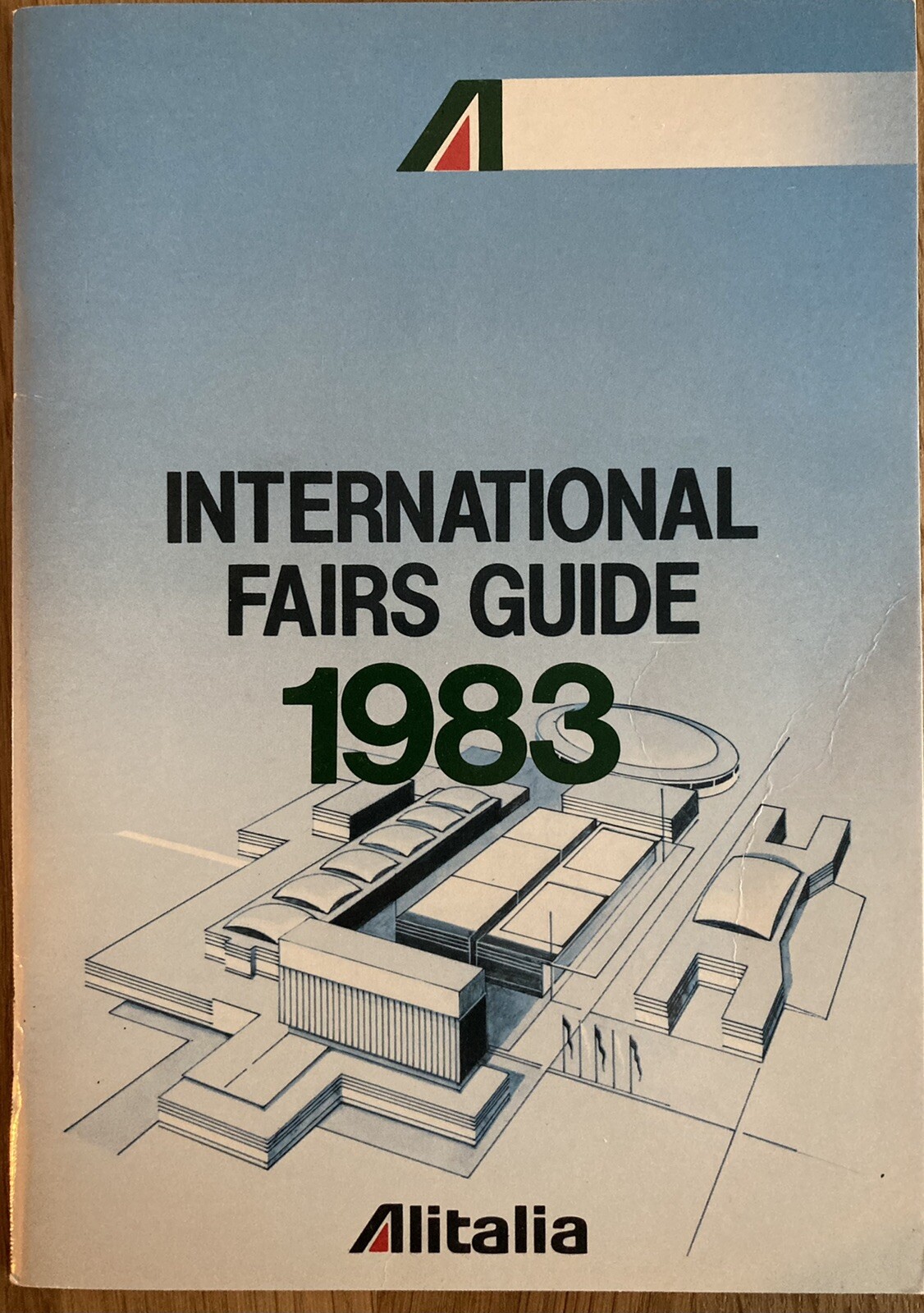 ALITALIA AIRLINES 1983 VINTAGE INTERNATIONAL FAIRS GUIDE BROCHURE | eBay