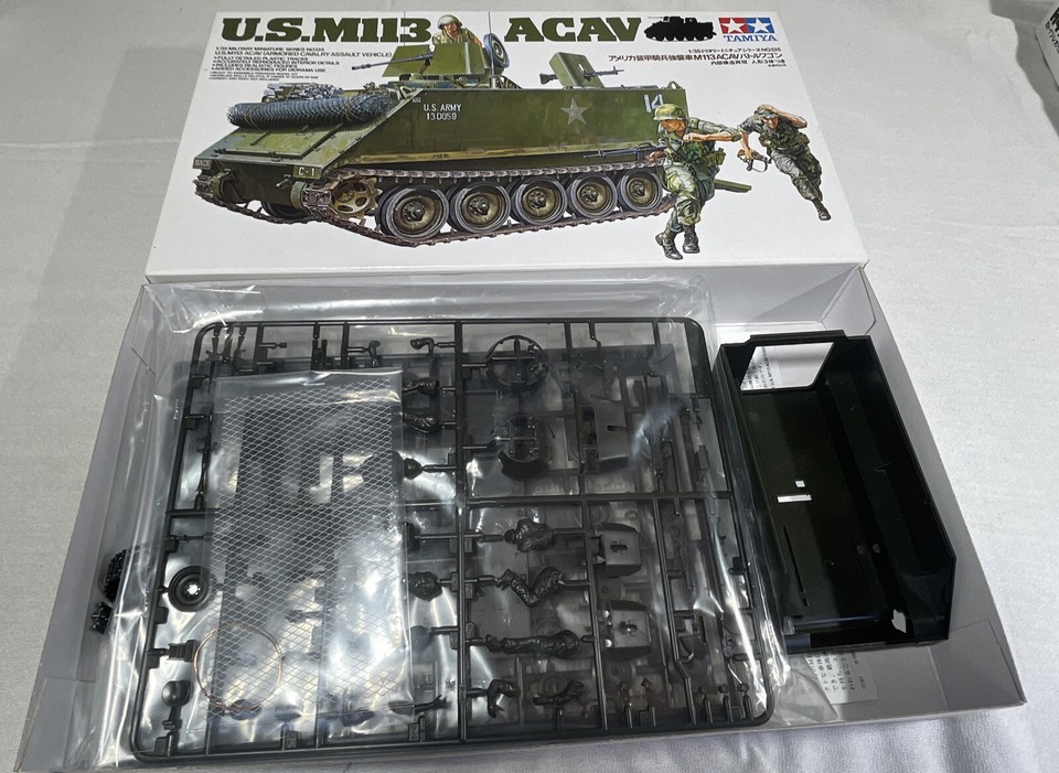TAMIYA LOT 3 U.S TANK M551 SHERIDAN M113 ACAV WEST GERMAN TANK LEOPARD ...