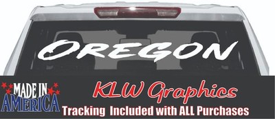 Oregon Decal Sticker Car Diesel Truck Van Home Northwest State City ...