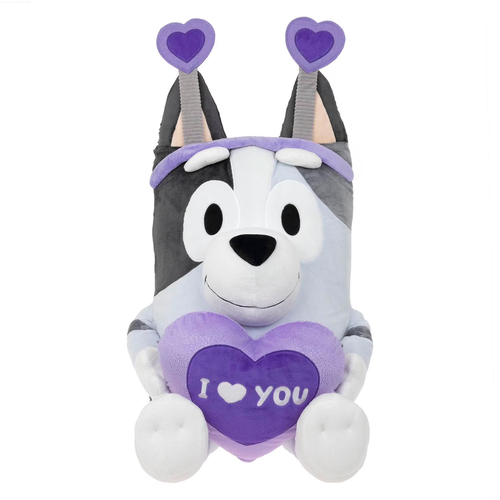 Bluey 28" Valentine Jumbo Plush Giant Muffin Stuffed Animal Toy New ...