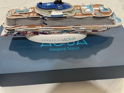 NEW NCL NORWEGIAN AQUA Norwegian Cruise Line Inaugural Cruise Ship ...