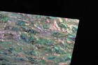 White Paua Shell Flexible Adhesive Veneer Sheet (9.4" x 5.5" x 0.006 ...