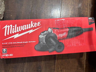 Milwaukee Tool 6130-33 7.0 Amp 4-1/2" Small Angle Grinder NEW SEALED ...