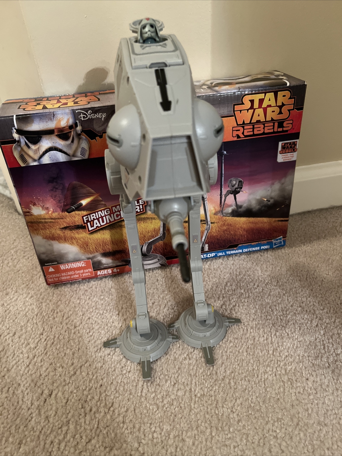 Star Wars Rebels AT-DP & Driver 3.75" Action Figure & Vehicle | eBay