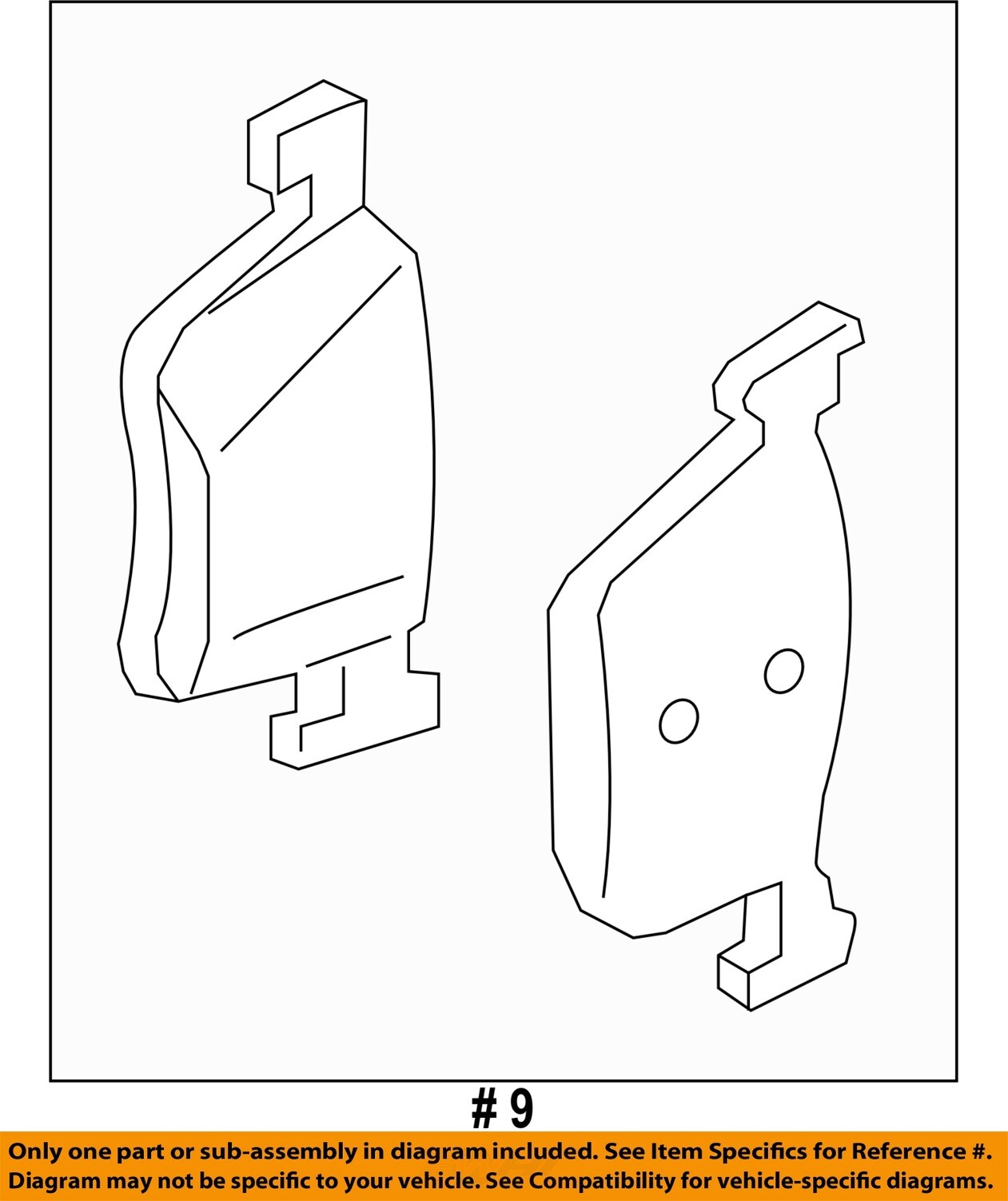 BMW OEM 2018 X3 Brake-Front Pads 34106884497 | eBay