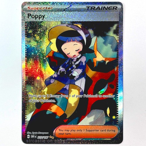 Pokémon TCG Poppy SV03: Obsidian Flames 227/197 Holo Special ...
