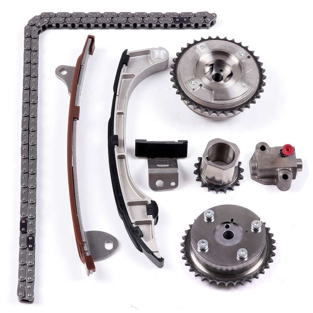 Timing Chain Kit W/2pcs Intake+Exhaust VVT Gear For TOYOTA Camry 2AR-FE ...