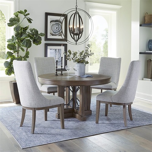 Parker House Sundance Dining 54" Round Dining Table in Sandstone Brown ...