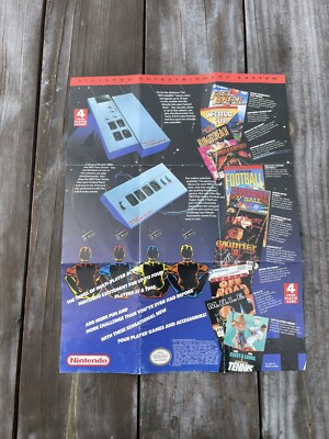 NES Four Score Poster (Nintendo Entertainment System) OEM Replacement ...