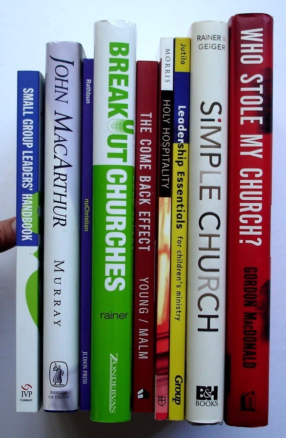Lot of 9 Books on Christian Church Leadership, Congregations, Ministry ...