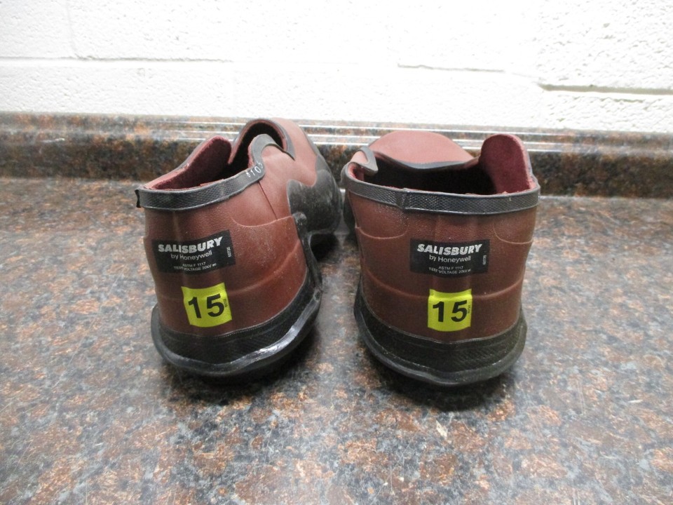 NEW Salisbury by Honeywell 51511 Size 15 Non-Buckle Deep Hell Lineman ...