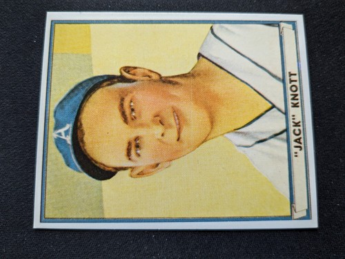 1941 Play Ball Reprint Baseball Card # 68 Jack Knott - Philadelphia A's ...