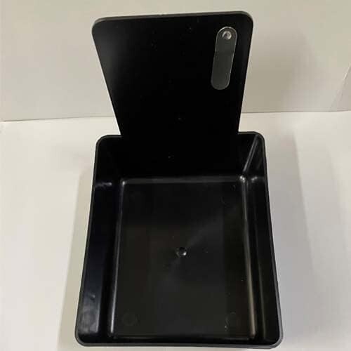 Black Dental Lab Pan w/ Stainless Steel Clip 12pk 7" x 5¾" x 2½" Made ...