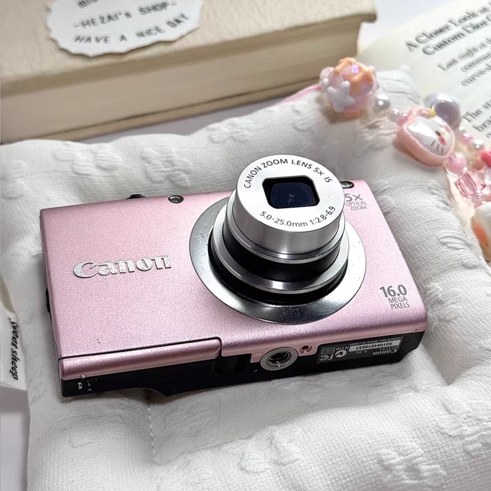 Canon PowerShot A2400 IS 16.0MP Digital Camera Pink 90% NEW | eBay