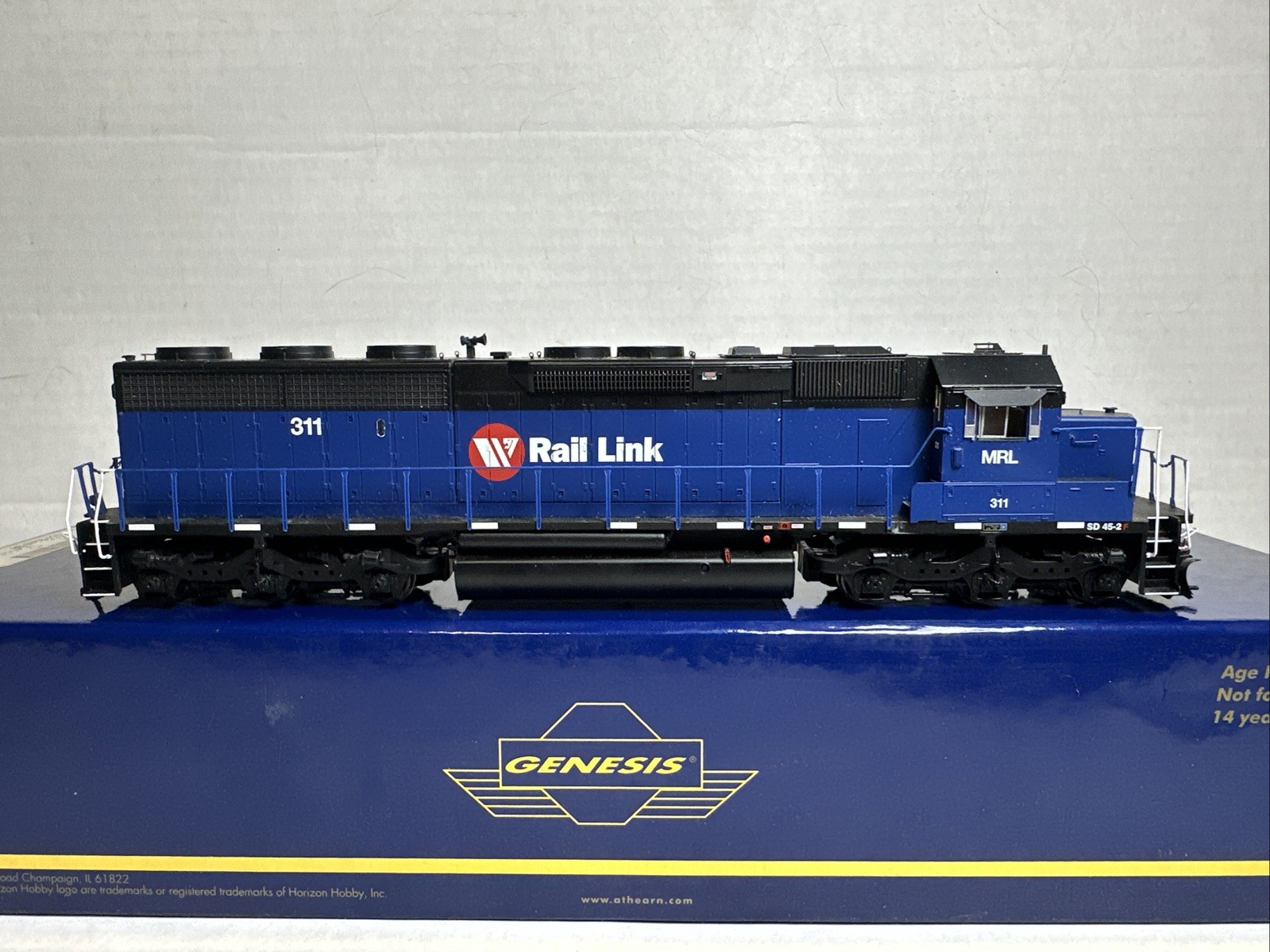 Ho Scale Athearn Genesis Montana Rail Link MRL SD45-2 #311 W/ DCC Sound ...