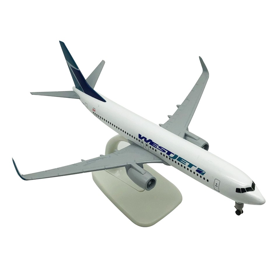 1:300 American Westjet B737 Model Plane Alloy Diecast Airplane Model ...