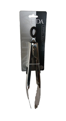 Oneida 9.5" Locking Tongs NEW Stainless Steel Dishwasher Safe | eBay