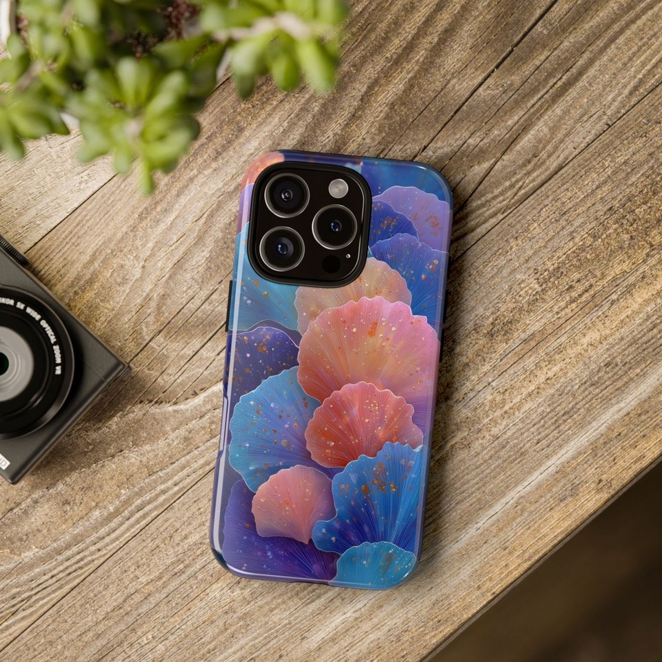 Seashell Mosaic Luminous Pastel | Phone Ink Case for iPhone/Galaxy ...