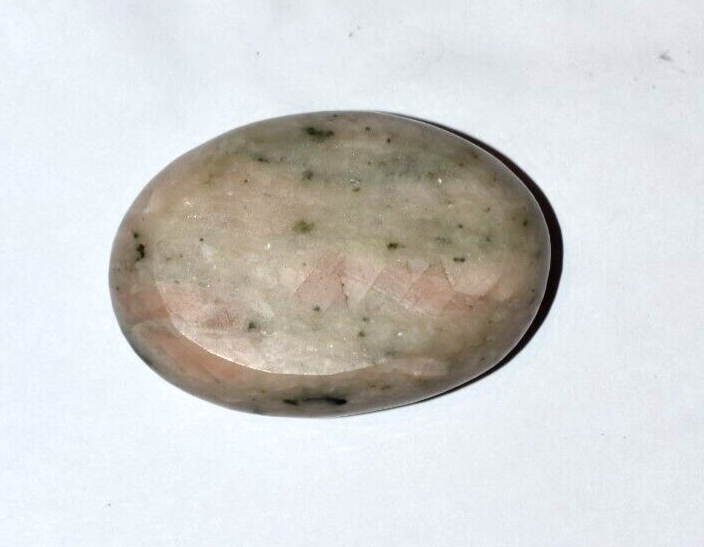 Verdant Memory Pink Feldspar Green Olivine Granite Palm Stone North ...