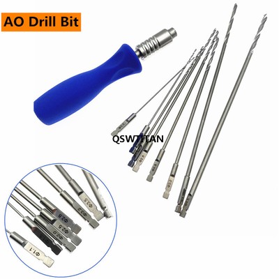 10PCS AO Orthopedic Bone Drill Bit Veterinary Surgical Instruments | eBay