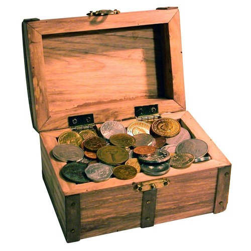 NEW American Coin Treasures Treasure Chest of 50 Coins Around the World ...