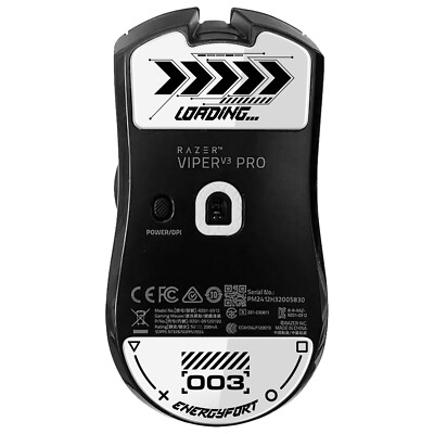 Glass Mouse Feet Skates for Razer Viper V3 Pro Wireless Gaming Mouse No ...