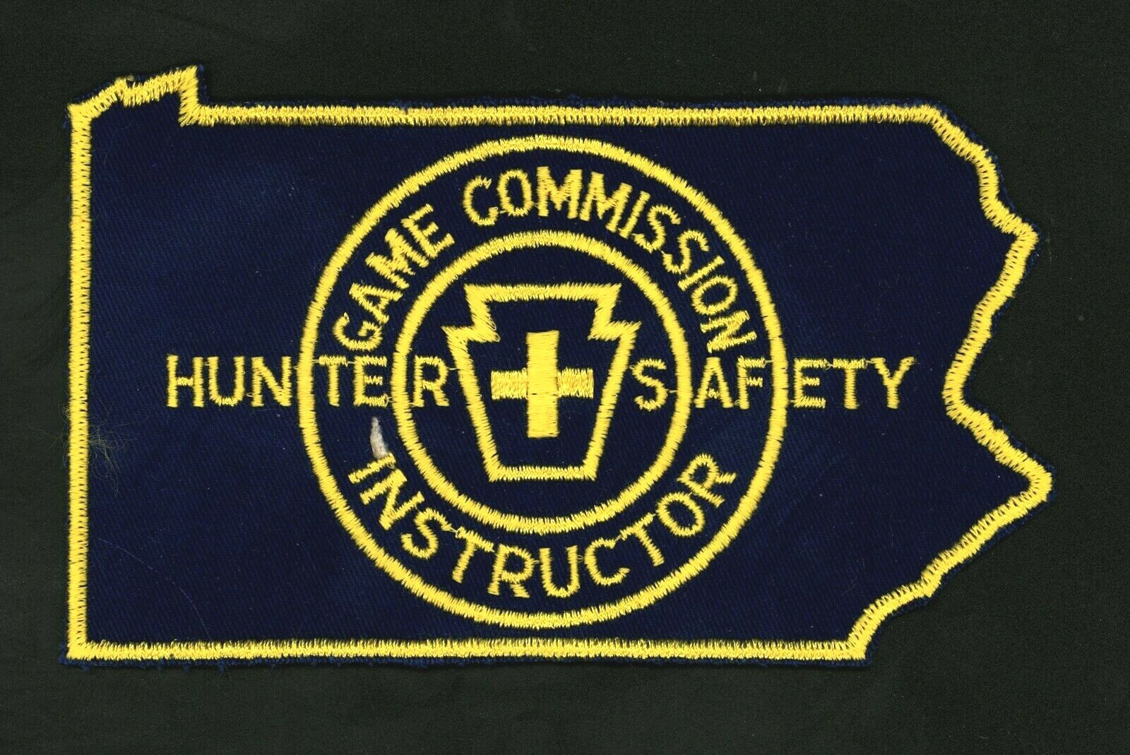 Pennsylvania Game Commission Hunter Safety Instructor Patch (6" x 3.5 ...