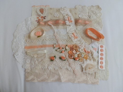 Vintage Lace peaches and Cream Inspiration Kit | eBay UK