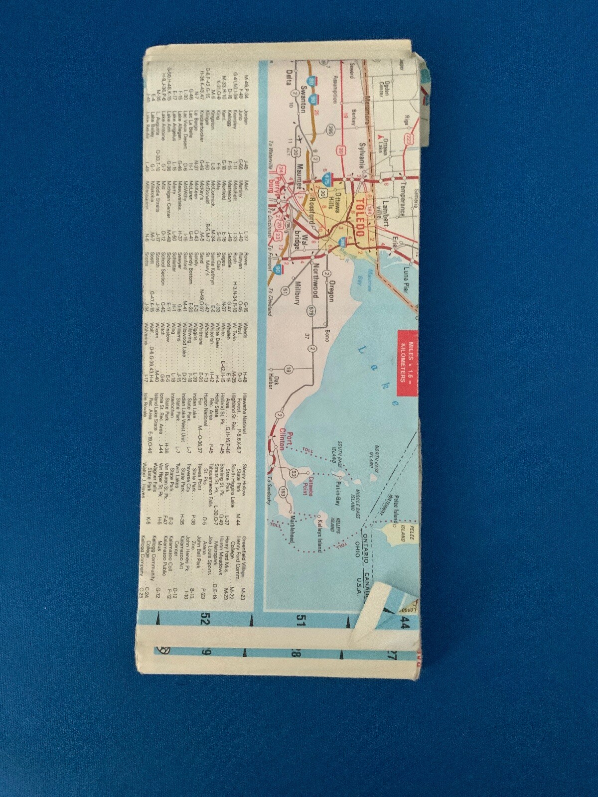 AAA Michigan Road Map 1990 Vintage | eBay