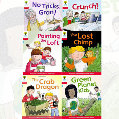 Oxford Reading Tree Level 4 Floppy's Phonics Fiction 6 Books Collection ...