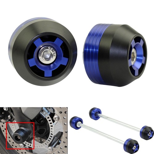 Front & Rear Axle Fork Crash Sliders Cap Protector For Triumph Daytone ...